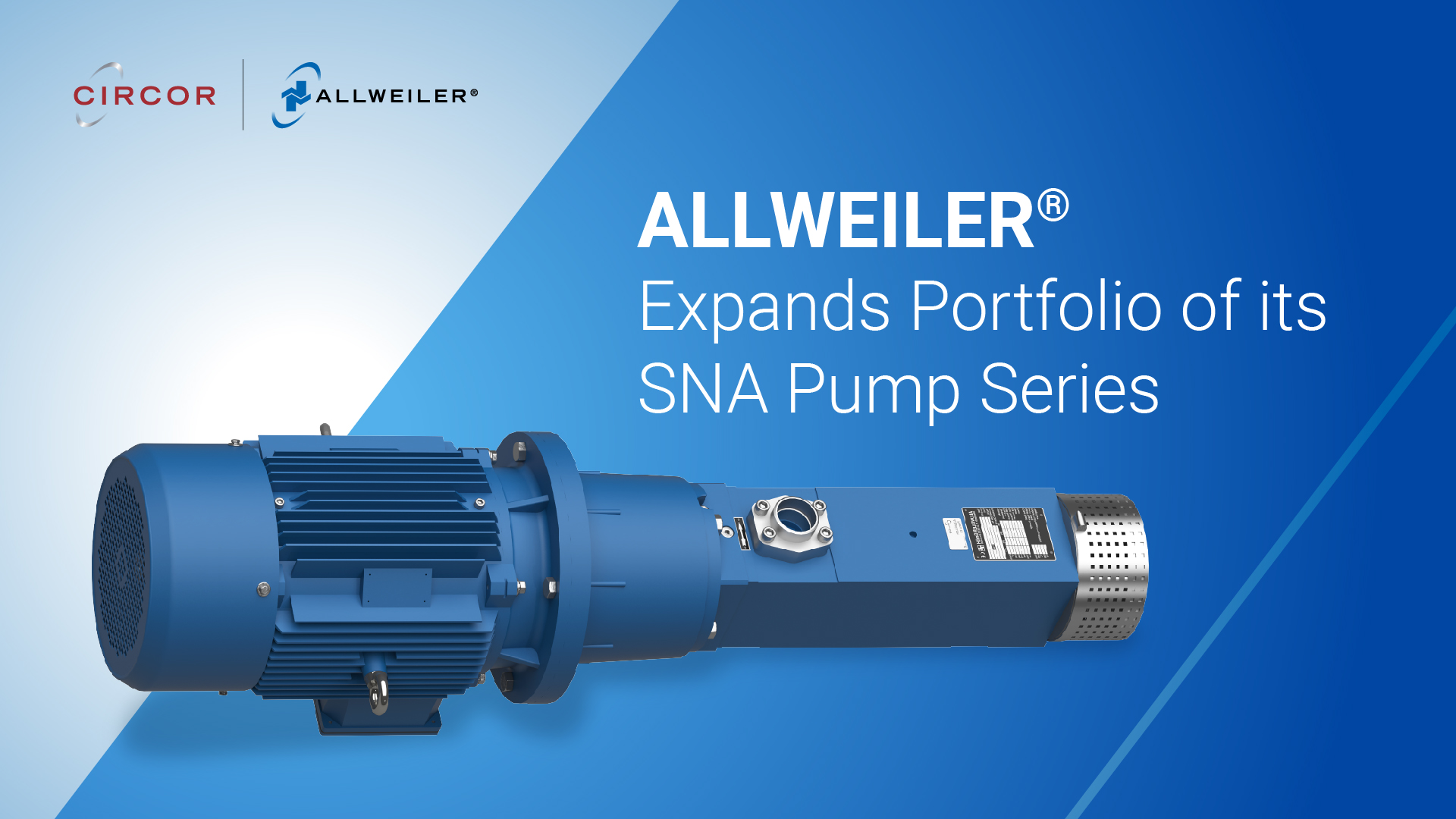 Allweiler amplía el portafolio de la serie de bombas SNA – F3F Group